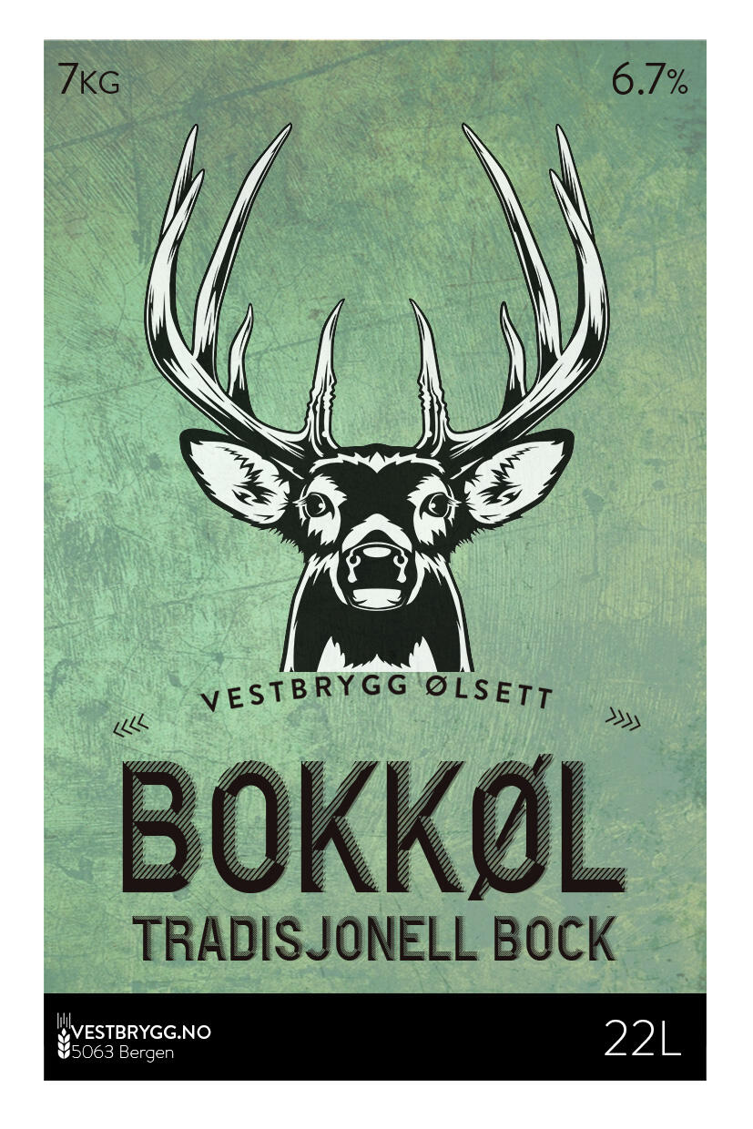 Vestbrygg Bokkøl 22L Ølsett - Vestbrygg AS
