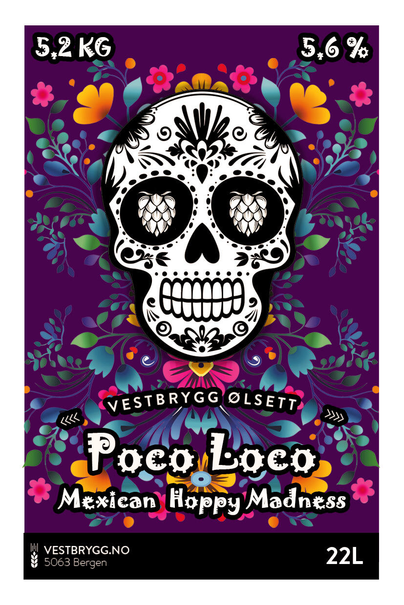 Vestbrygg Poco Loco 22L Ølsett - Vestbrygg AS