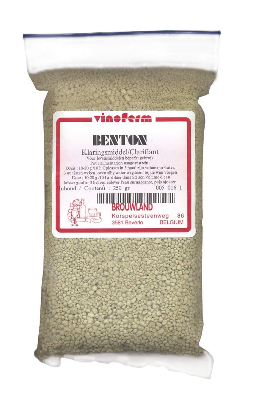 Benton Bentonitt - 100g Klarningsmiddel - Vestbrygg AS